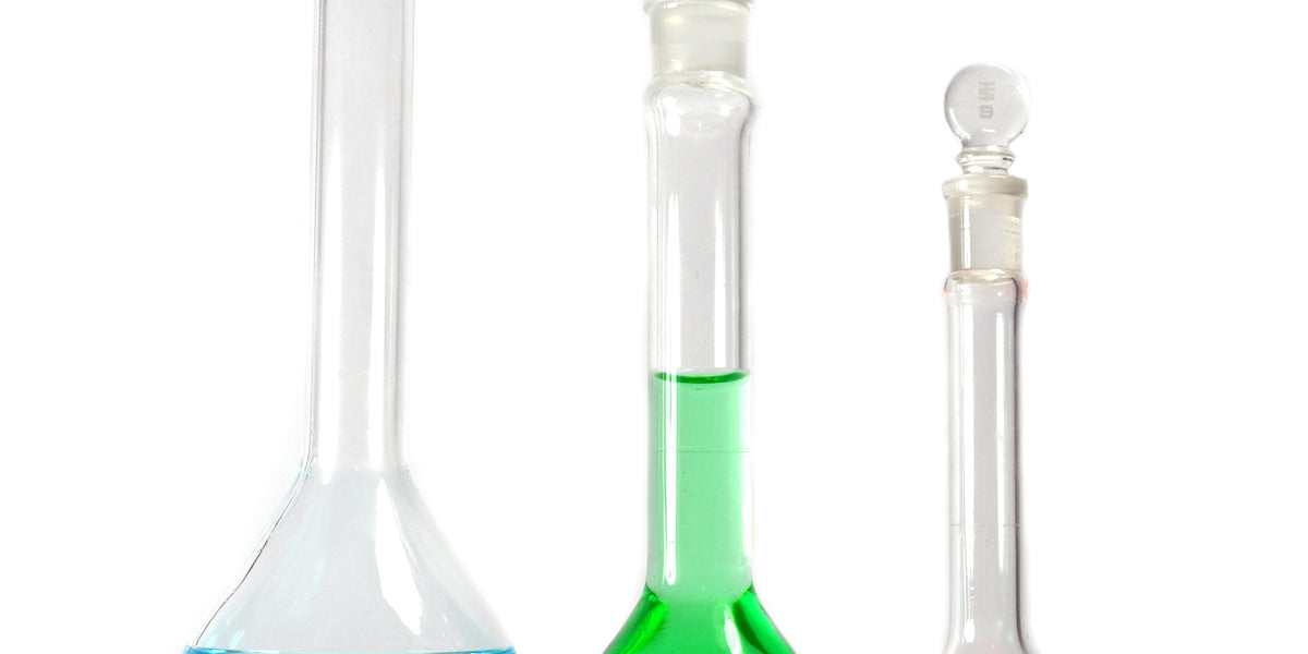 ASTM Volumetric Flask Set -Class B- Eisco Labs -Borosilicate Glass- 25 ...