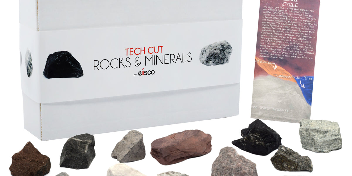 12-Piece Rock Cycle Geology Specimen Kit - Buy at hBARSCI
