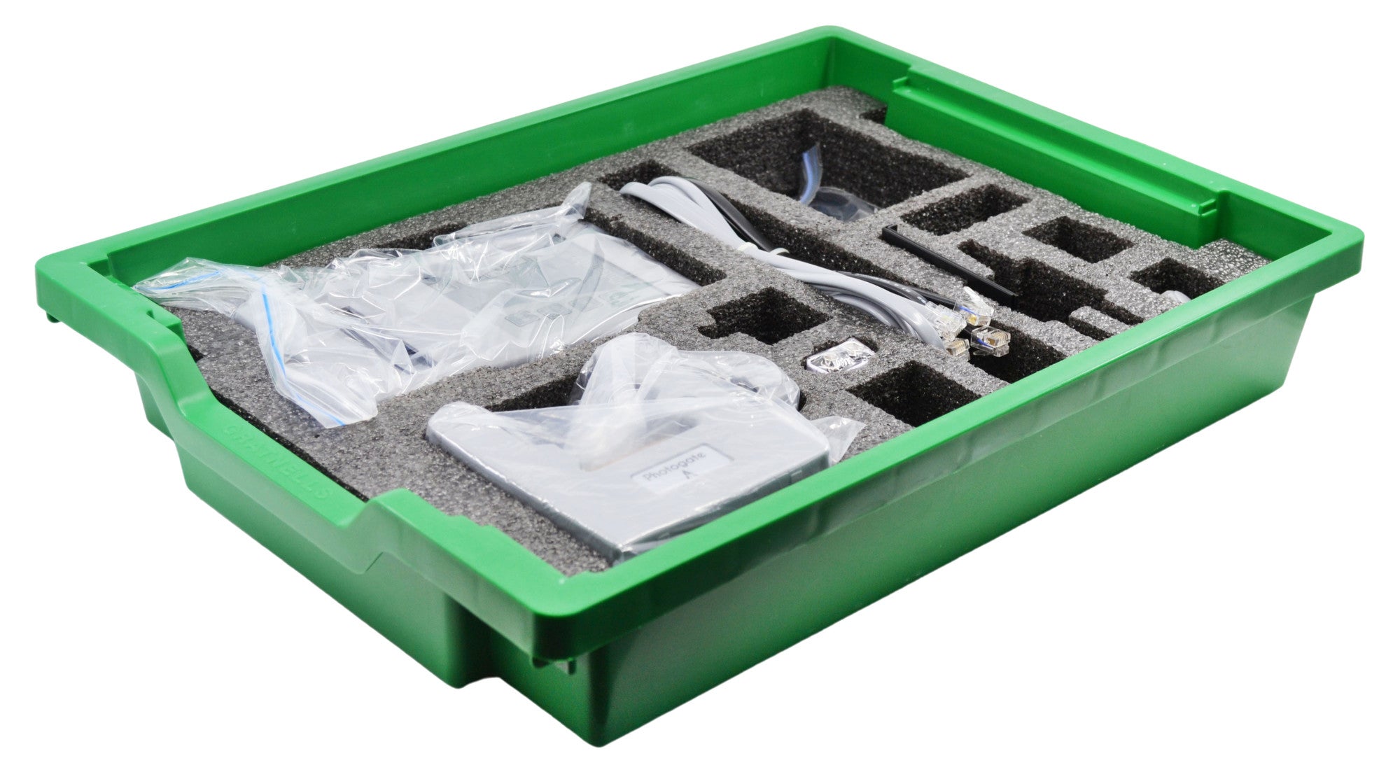 20 Piece Complete Photogate System Kit - With Interrupter Plate & Acti ...