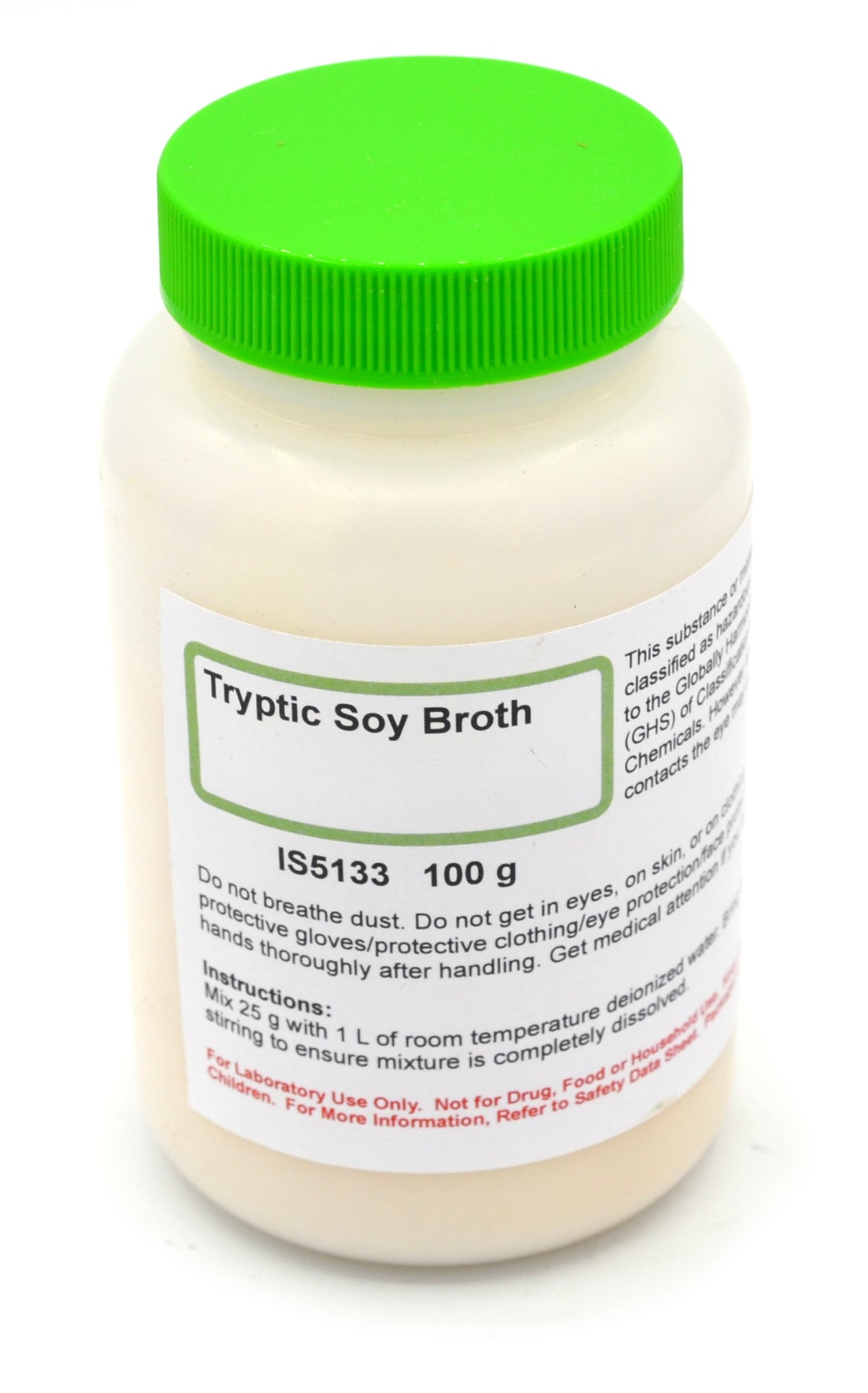 Tryptic Soy Broth (TSB) Powder, 100g – Selective Growth Medium - Innov ...