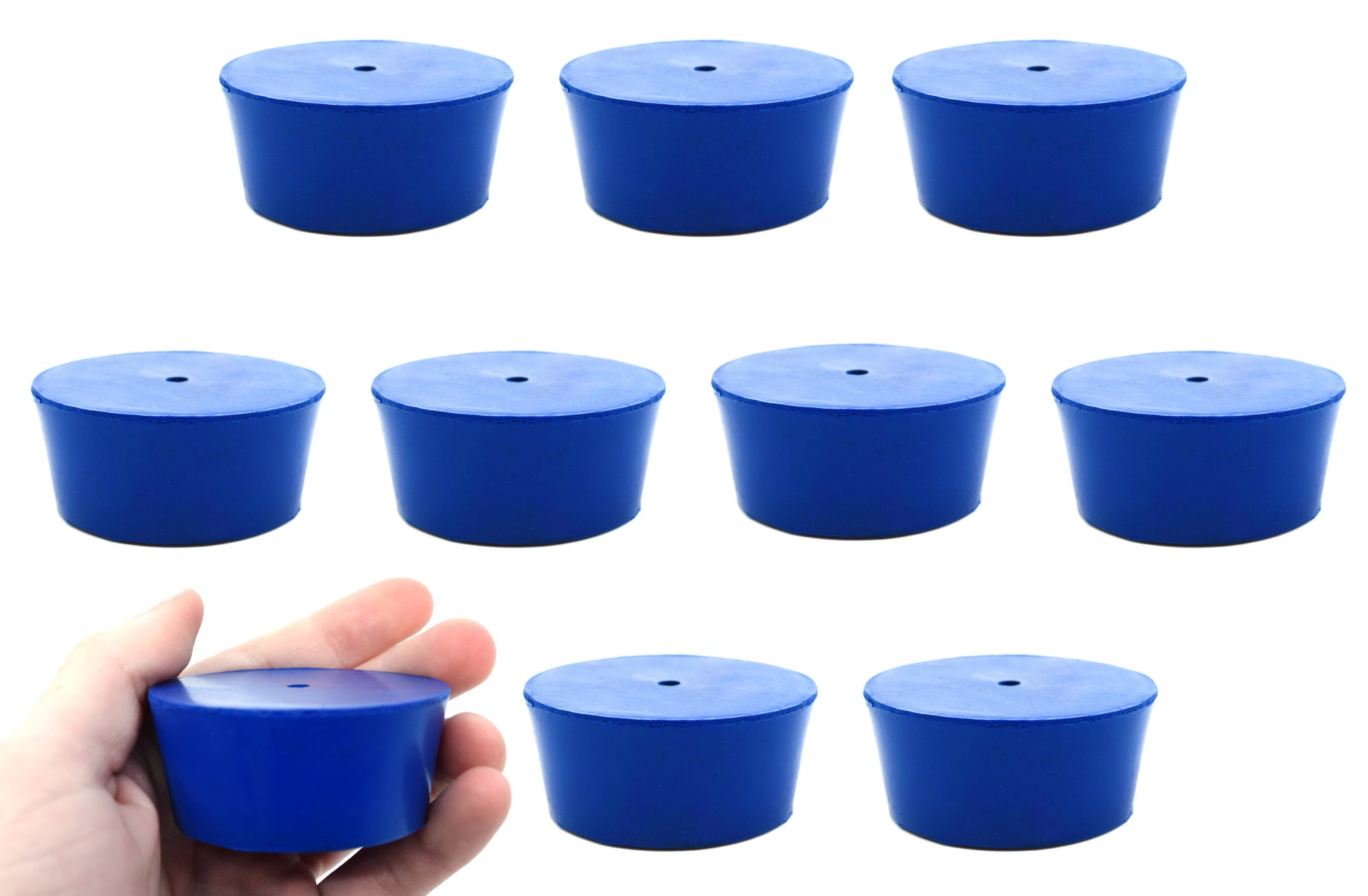 Neoprene Stopper ASTM, 1 Hole,Size 11,48mm Bottom,56mm Top,25mm Length ...