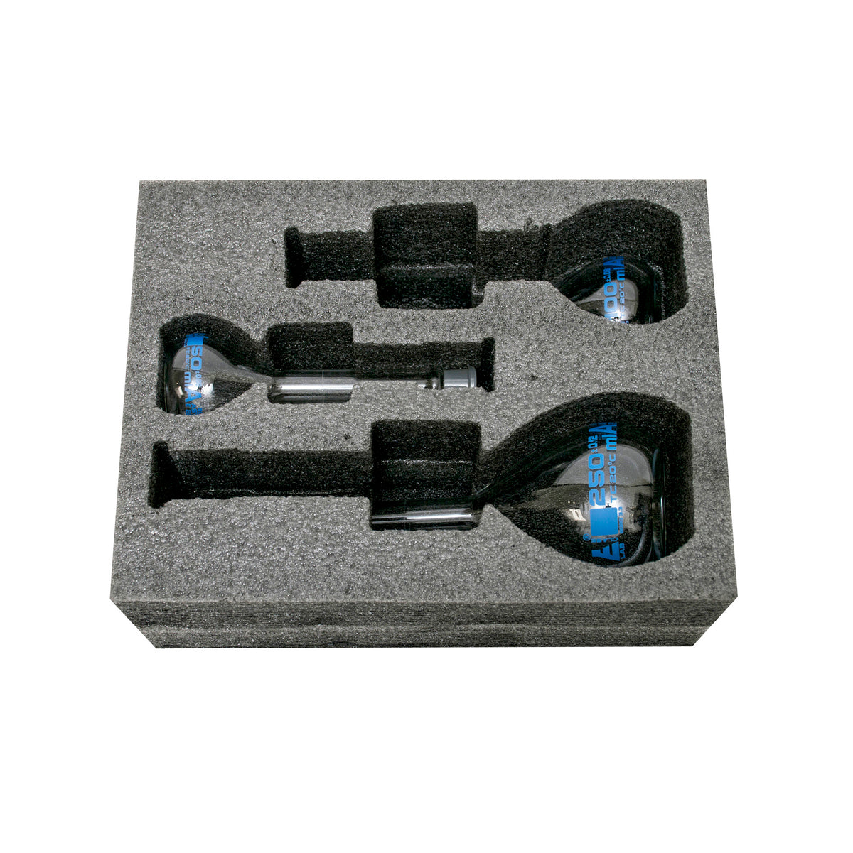 Premium Volumetric Flask Set - 50ml, 100ml & 250ml - Class A, ASTM E28 ...