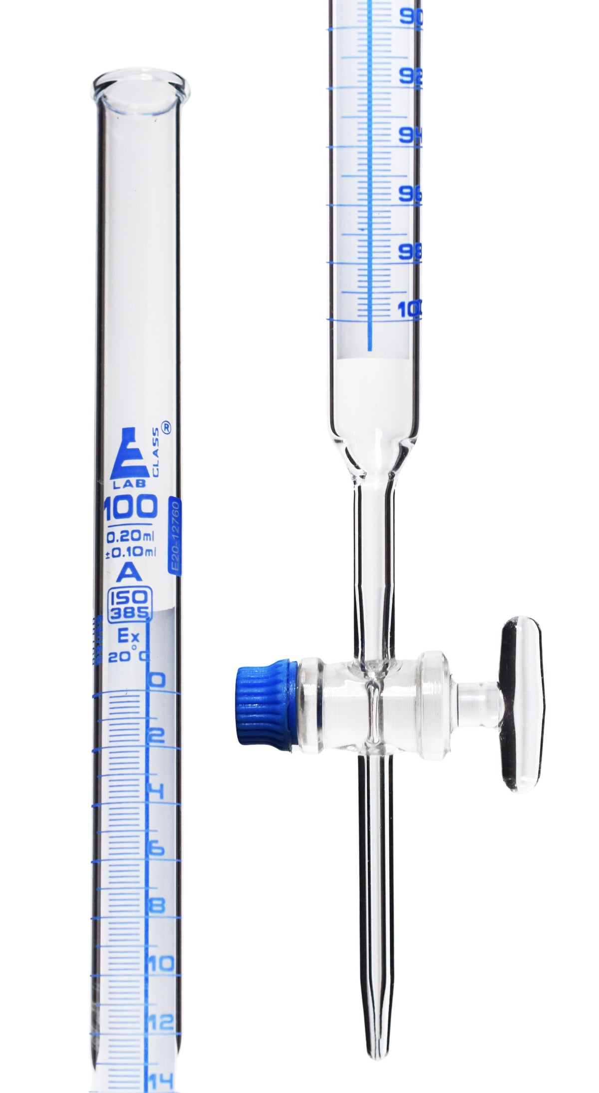 Schellbach Burette, 100mL - Class A, Includes Calibration Certificate ...
