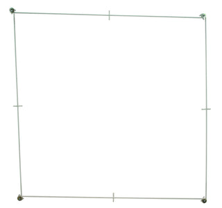 Folding Quadrat - 0.5 Meters Square - Steel Frame — hBARSCI