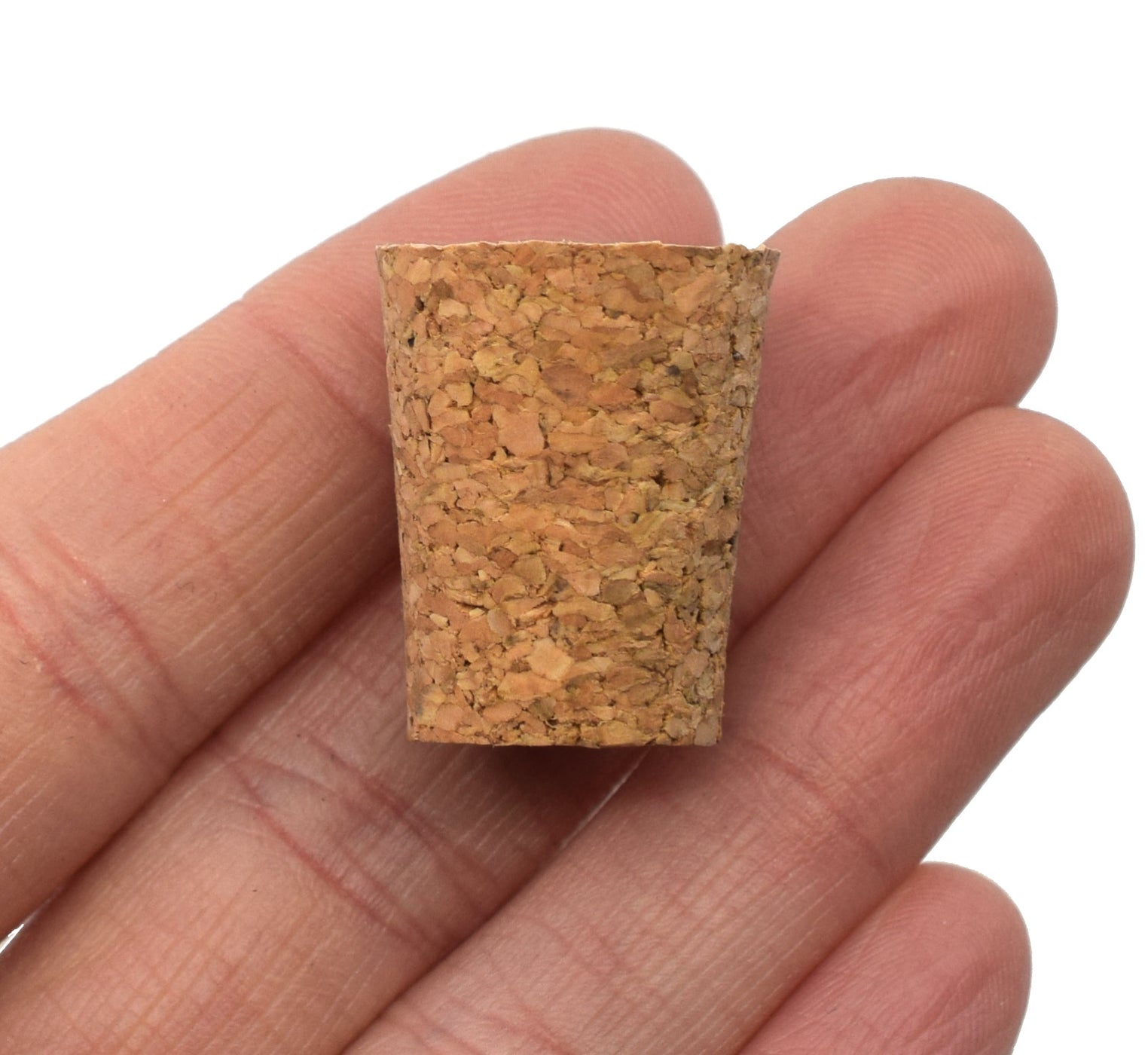 10PK Cork Stoppers, Size #6 - 13mm Bottom, 19mm Top, 24mm Length - Tap ...