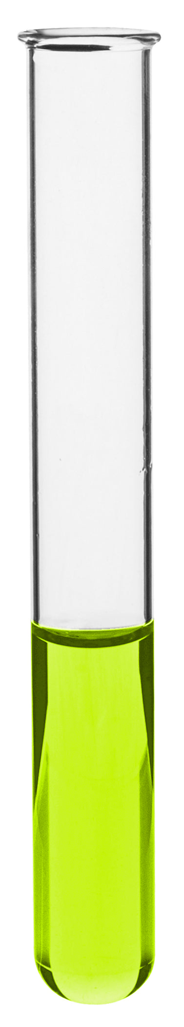 24PK Test Tubes, 85mL, 25x250mm - Rimmed - Marking Spot - Light Wall ...